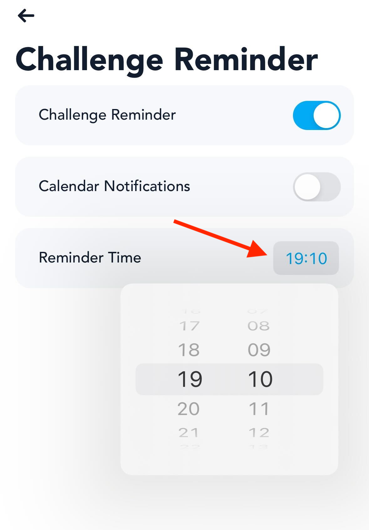 Challenge reminders – Dancebit